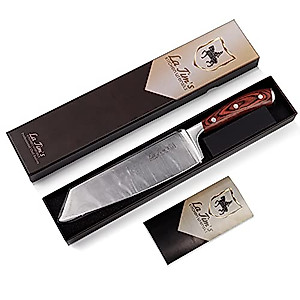 LaTim's Chef Knife 9 Inch Professional,Japanese Kitchen Cooking Knives with German High Carbon Stainless Steel 4116 and Ergonomic Handle