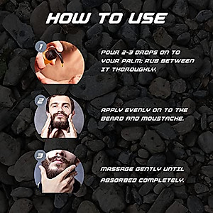 Biker's Best Beard Styling Oil, Matte with Hemp Seed & Cedar Wood for Soft Smooth Darker Beard for Men, Brown, Fresh, 30 ml (30ml (Pack of 1), Hemp Seed & Cedar Wood)