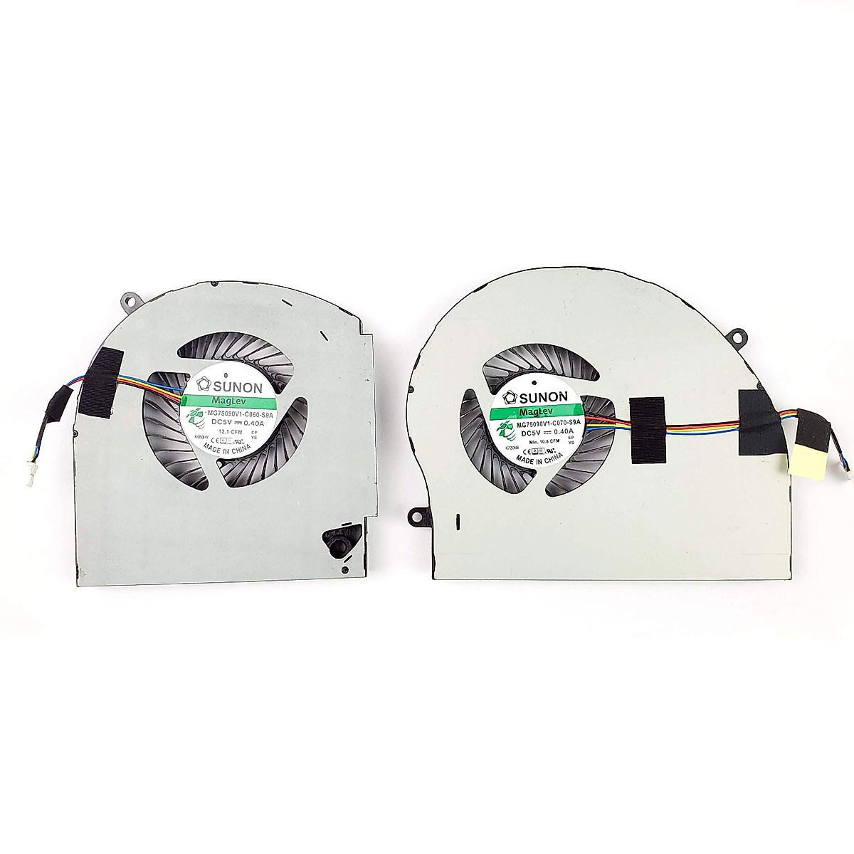 BestPartsCom and GPU Cooling Fan Compatible for Dell Alienware 17 R4 17 R5 Series Game Laptop 0RVTXY 036CV9 BestPartsCom GPU Fan Pair Fan