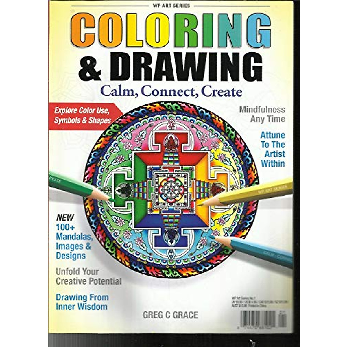 WP ART SERIES COLORING & DRAWING CALM CONNECT CREATE ISSUE, NO. 1