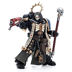 HiPlay JoyToy Warhammer 40K Ultramarines Primaris Chaplain Brother Varus 1:18 Scale Collectible Action Figure