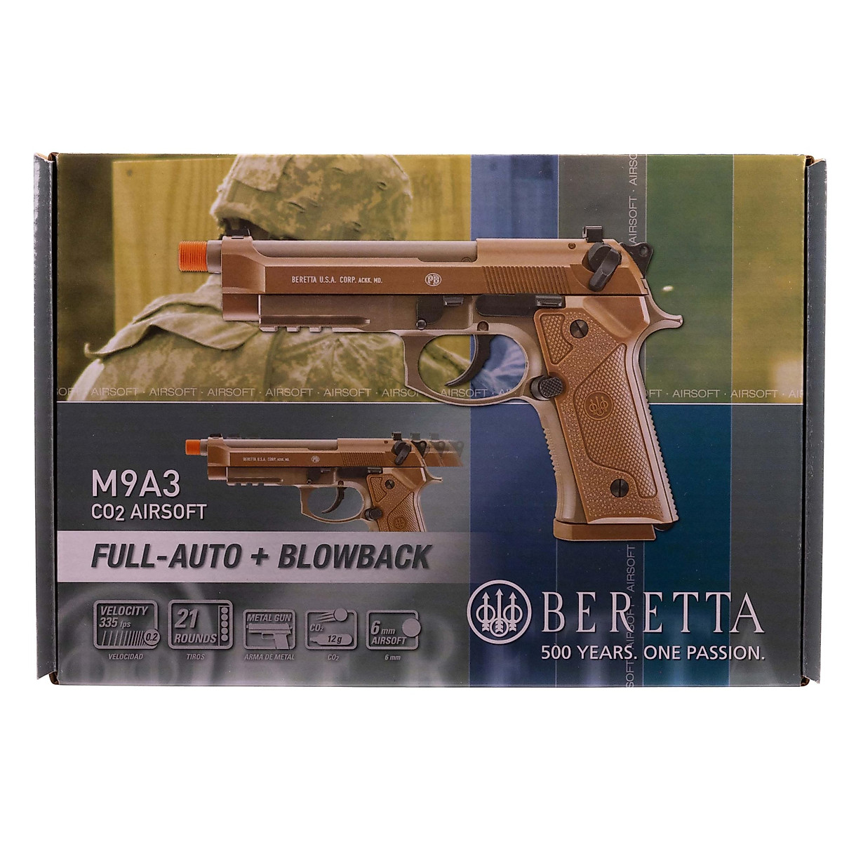 Umarex Beretta M9A3 Blowback Full Auto 6mm BB Pistol Airsoft Gun