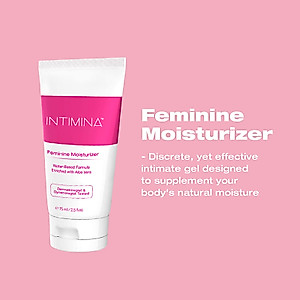 Intimina Feminine Moisturizer - Vaginal Moisturizer - Personal Lubricant for Women Water Based Lubrication for Toys, Kegel Balls, and Menstrual Cups