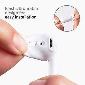 Spigen RA201 Designed for Airpods Earhooks, Compatible with Airpods 1 & 2 - White