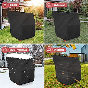 Kasla Snow Blower Covers,Waterproof Snow Blower Cover for Outside,Universal Heavy Duty Snowblower Cover-50"X32"X40"(LxWxH)