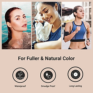 MinaiBrow Tinting Kit | Natural Spot Coloring Powder, Smudge Proof Formula | Instant Multi-Shade Brows (Dark, Light & Medium Brown)