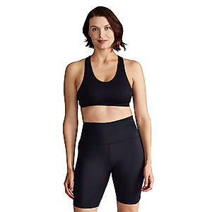 Tommie Copper Women’s Pro-Grade Lower Back Support Shorts I Breathable, Compression Support for Low Back Muscle Support - Black - X-Large