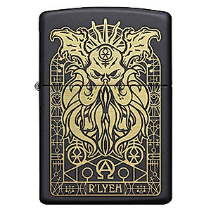 Zippo 29965 Monster Design Black Matte Pocket Lighter