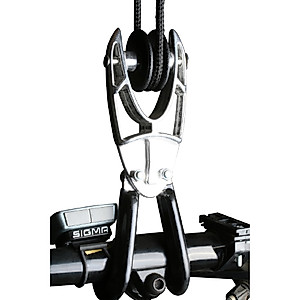 RAD Cycle Products Rail Mount Bike and Ladder Lift for Your Garage or Workshop Holds up to 75 Pounds No Mounting Board Needed