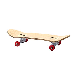 Teak Tuning 32mm Pro Fingerboard Heat Transfer Graphic Complete - Fully Assembled with Pro Level Parts - Pro Shaped Wood Deck (34x97mm), UltraSpin Wheels, Prodigy Trucks - Teak Prescription
