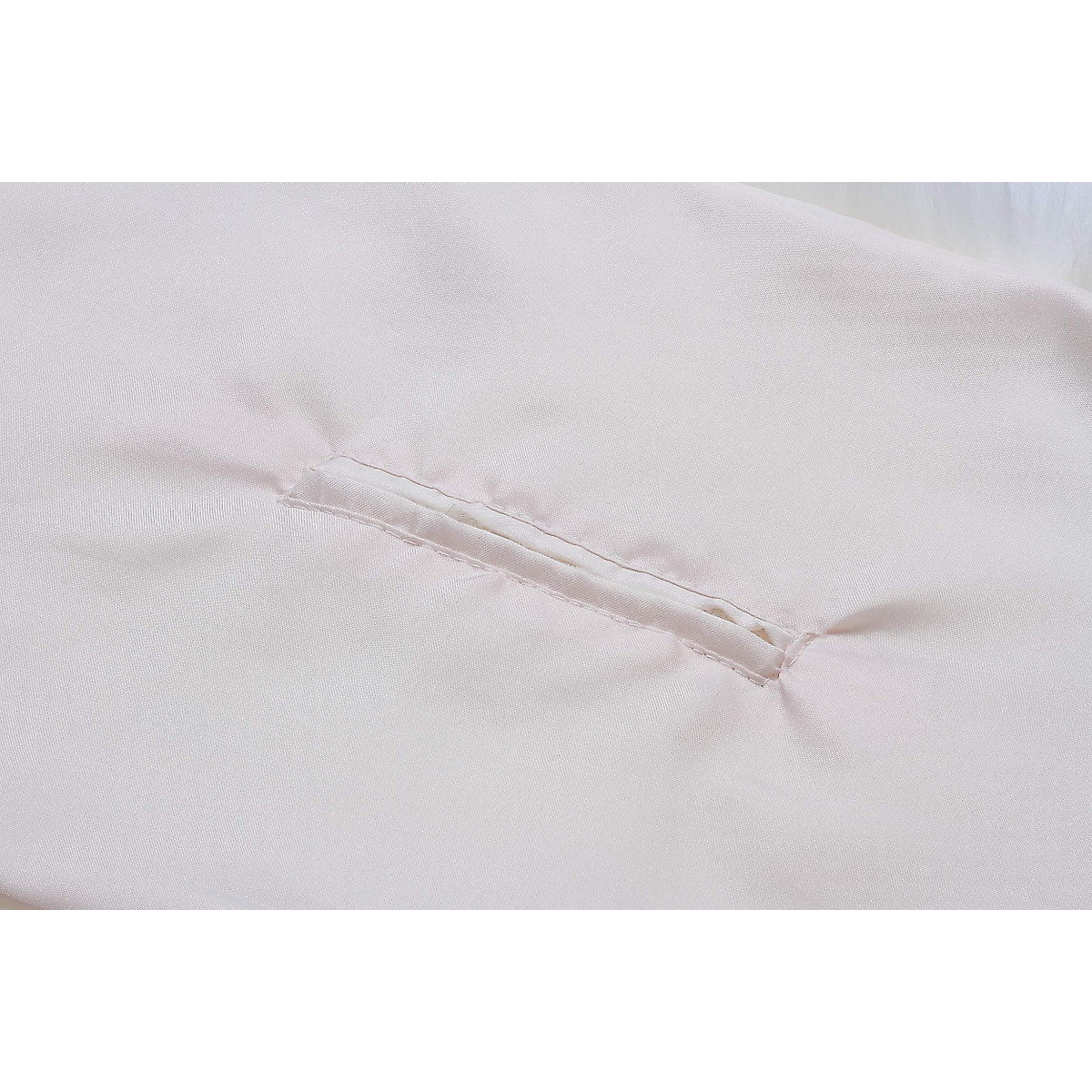 Caracilia Women's Faux Fur Bridal Wedding Shawl and Wraps Winter Warm Party Evening Fur Stole changmaobai CAFB3, White/Long Hair, Small