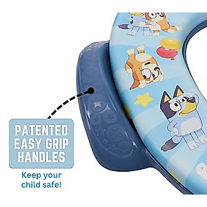 Bluey Soft Potty Seat - Potty Training Toilet Seat, Soft Cushion, Baby Potty Training, Safe, Easy to Clean