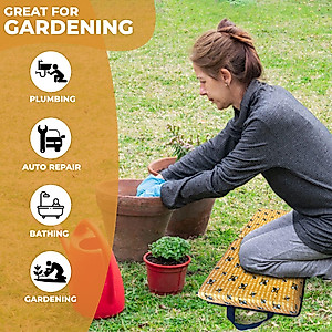 Bee's Knee's Kneeling Pad Garden Kneeling Pads Extra Thick Knee Pads Memory Foam Kneeling Pad for Bathing Yoga Knee Cushion Foam Kneeling Pad Garden Pads for Kneeling Knee Cushions for Kneeling