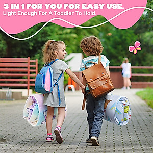 Unicorn Nap Mats for Preschool Daycare Toddler Nap Mat for Girls Daughter Kids Nap Mat with Pillow and Blanket,Sleeping Bag for Kids Granddaughter Kindergarten Travel Napping Gift,50"x20"