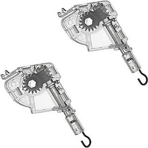 Wand Tilter 2pcs for 2" Blinds Hexagon Shaped Gear Hook Connection for 2" Low Profile Horizontal Blinds