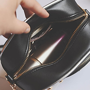 PACKOVE Women Crossbody Bag Camera Shaped Bag PU Leather Handbag Fashion Camera Shaped Purse for Daily Use Travel Shopping