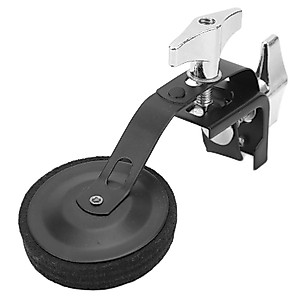 Drum Damper Mute Silencer,Clamp On Drum Damper Felt Drum Kit for Snares Drum Parts