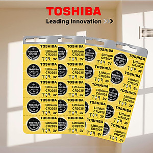 TOSHIBA CR2025 3 Volt Lithium Coin Battery (20 Batteries)