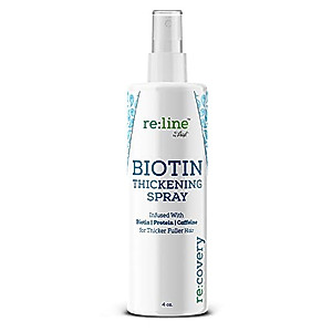 Biotin Hair Thickening Spray for Thin Hair Texturizing Spray Hair Loss Prevention Thinning Hair Thickening Tonic for Fine Hair Thick Hair Growth Products for Men for Women