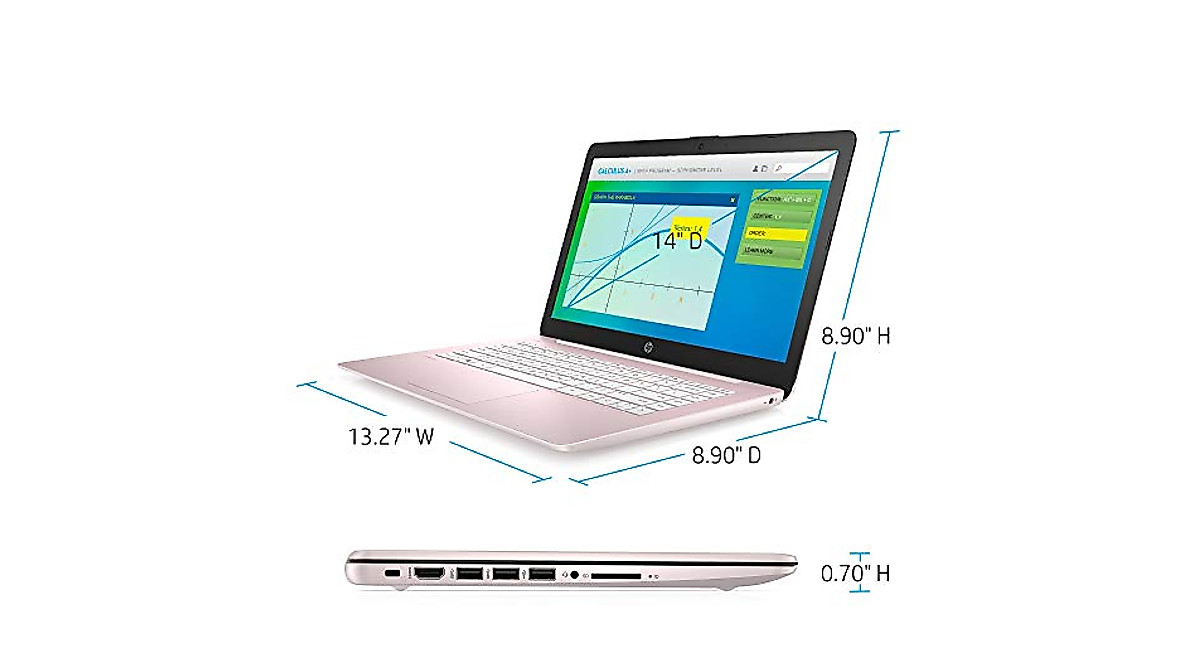 Buy HP 14 inch HD Laptop in Rose Pink | Fast, Reliable & Affordable