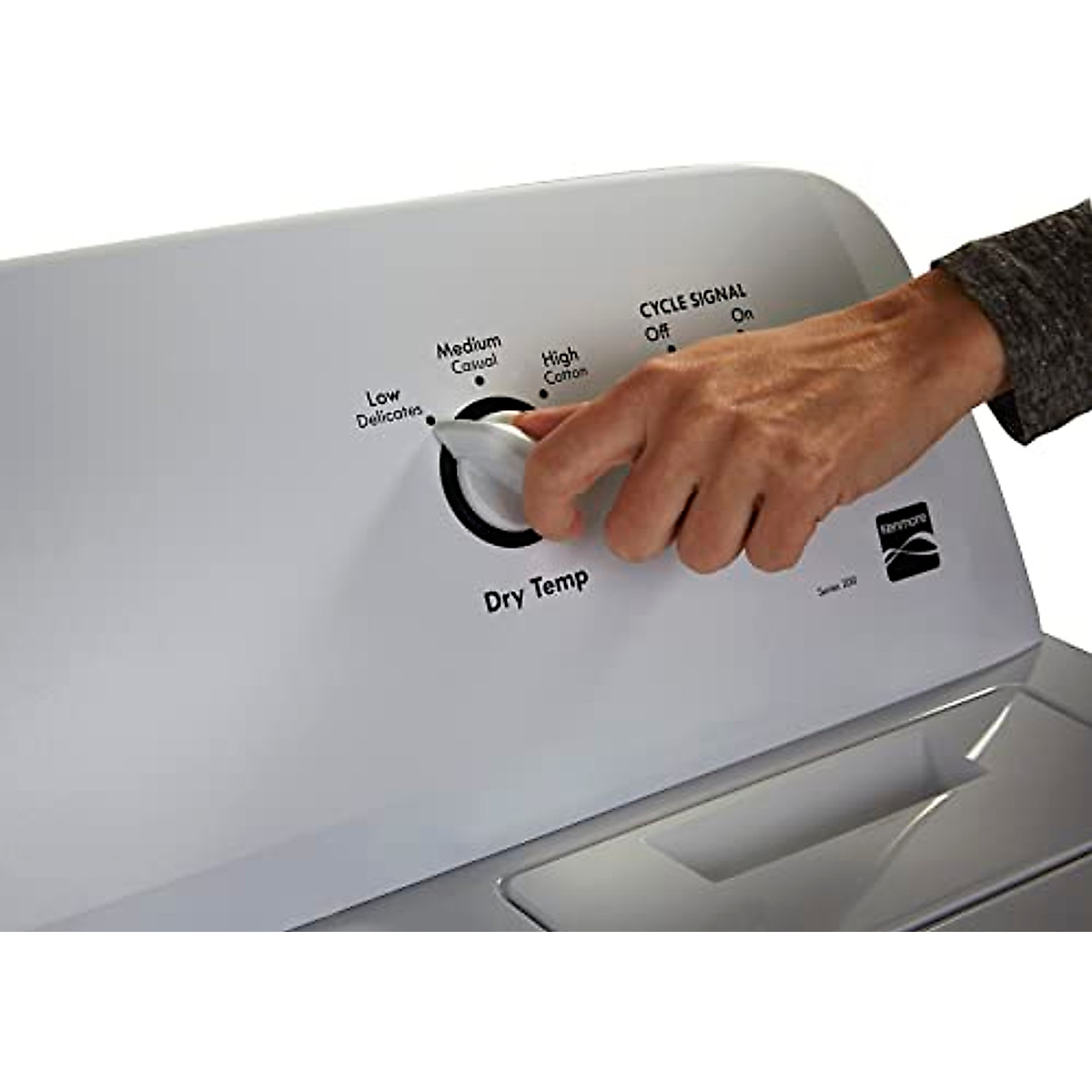 Kenmore 29" Front Load Electric Dryer with Wrinkle Guard and 7.0 Cubic Ft. Total Capacity, White