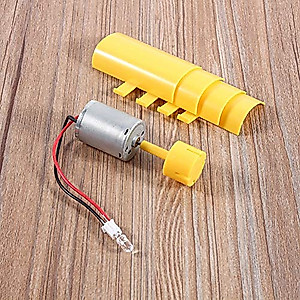 Vertical Wind Turbine Electricity Generator DIY Kit Small Motor Vertical Wind Turbines Blades Breeze Electricity Generator Can Work with Light Wind