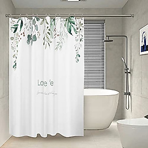 24 Pack Double Shower Curtain Hooks Rings, TENOVEL Double Sided Shower Curtain Hooks Rust Proof for Shower Curtain, Stainless Steel Bathroom Shower Hangers Rings for Shower Rods, Brushed Nickel