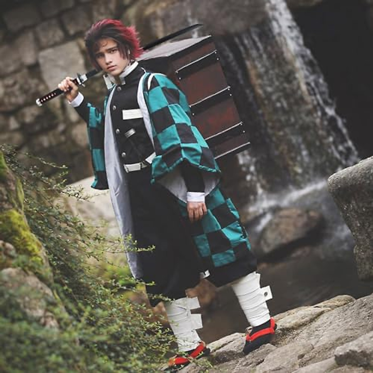 Demon Slayer Anime Sword - 41 Inch - Zenitsu, Tanjirou & Rengoku Styles - With Belt