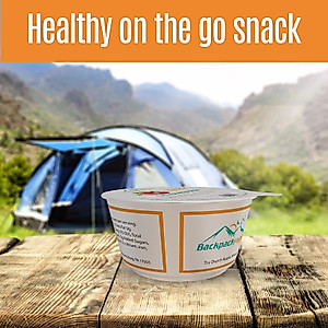 Backpack Yogurt, Strawberry 4 oz. (48 count) - Real Fruit Yogurt - No Fridge Needed - Kosher Certified - Gluten Free Snack For All Ages