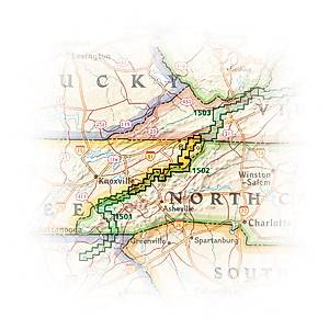 Appalachian Trail, Davenport Gap to Damascus [North Carolina, Tennessee] (National Geographic Topographic Map Guide) (National Geographic Topographic Map Guide, 1502)
