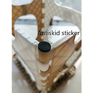 QSYW Folding Step Stool Compact Plastic Foldable Step Stool Holds Up to 300 lbs,12 inches,30cm,Non-Slip(Brown) 1PCS