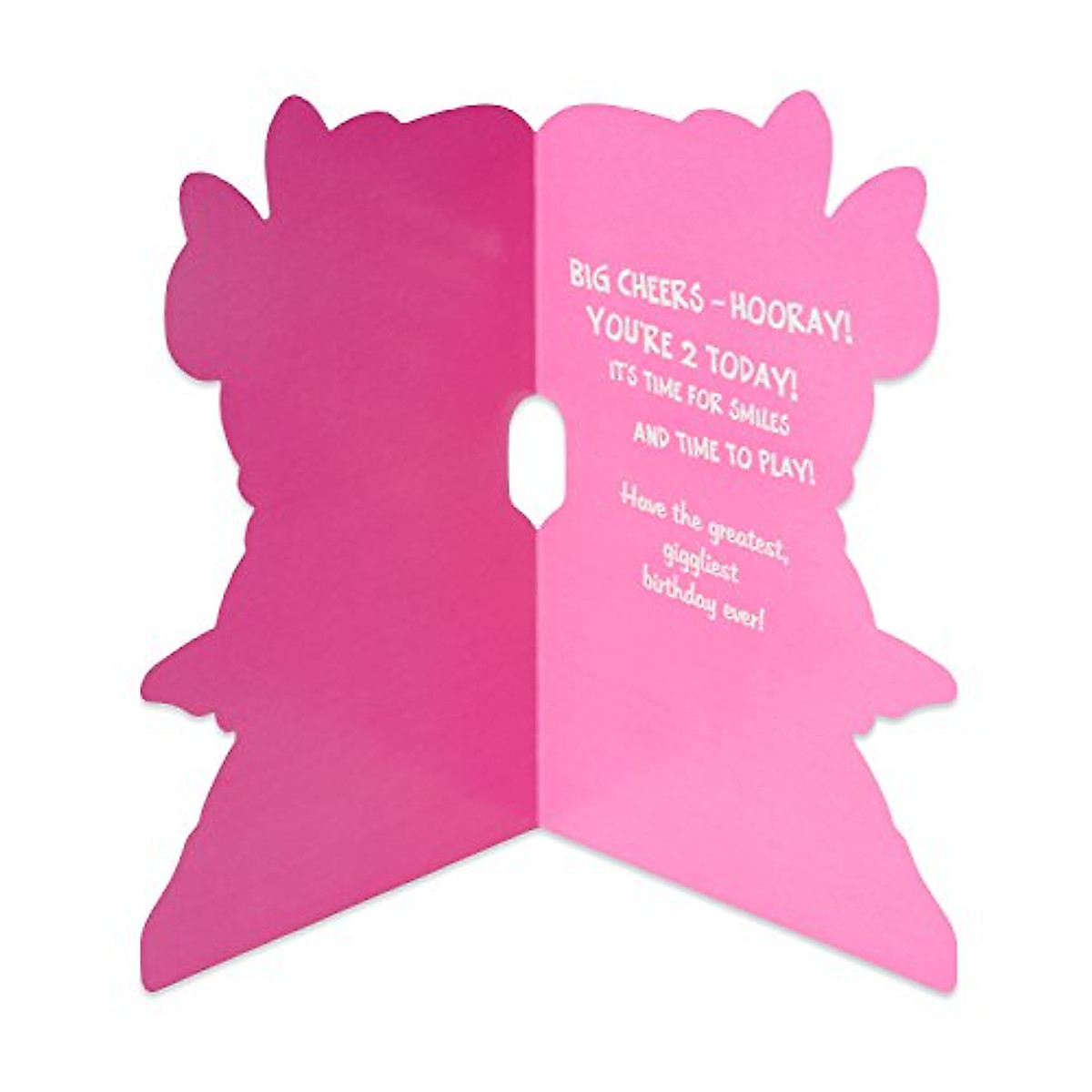 American Greetings 2nd Birthday Card for Girl (Minnie Mouse)