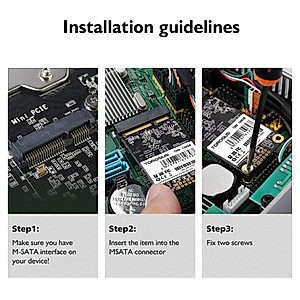 TOROSUS mSATA 50 * 30MM 120GB Solid State Drive for Laptop Computer Black/Blue