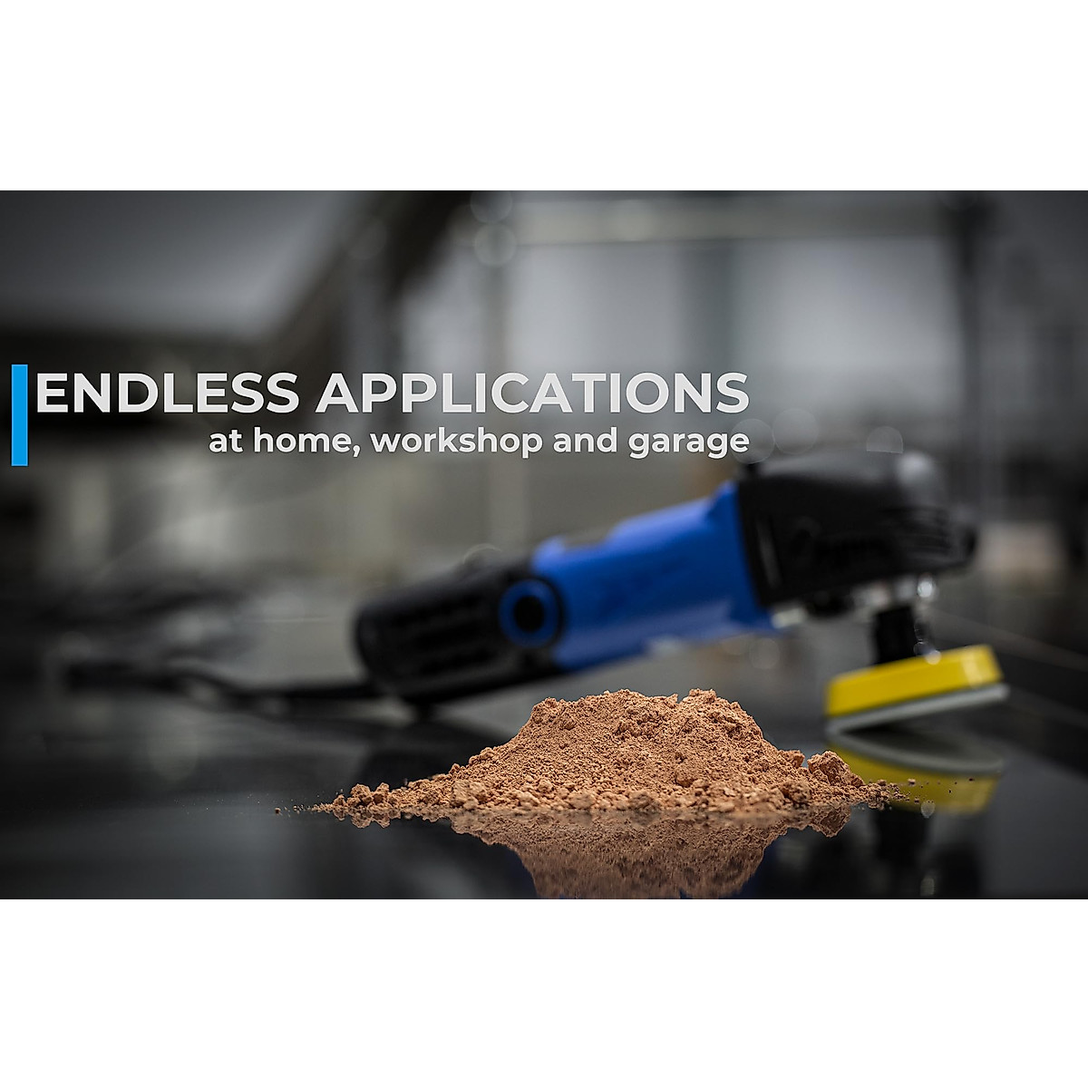 GLASS POLISH PRO 3.52oz (100g) Cerium Oxide, High-Grade Glass Polishing Powder, Enhanced Formula, TREO 85%, 3.5 Microns, Brown – GP90007