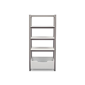Delta Children Ladder Shelf, White/Grey