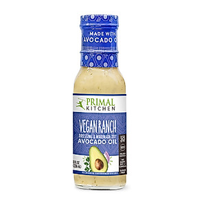Primal Kitchen Vegan Ranch Salad Dressing & Marinade made with Avocado Oil, Whole30 Approved, Paleo Friendly, and Keto Certified, 8 Fluid Ounces