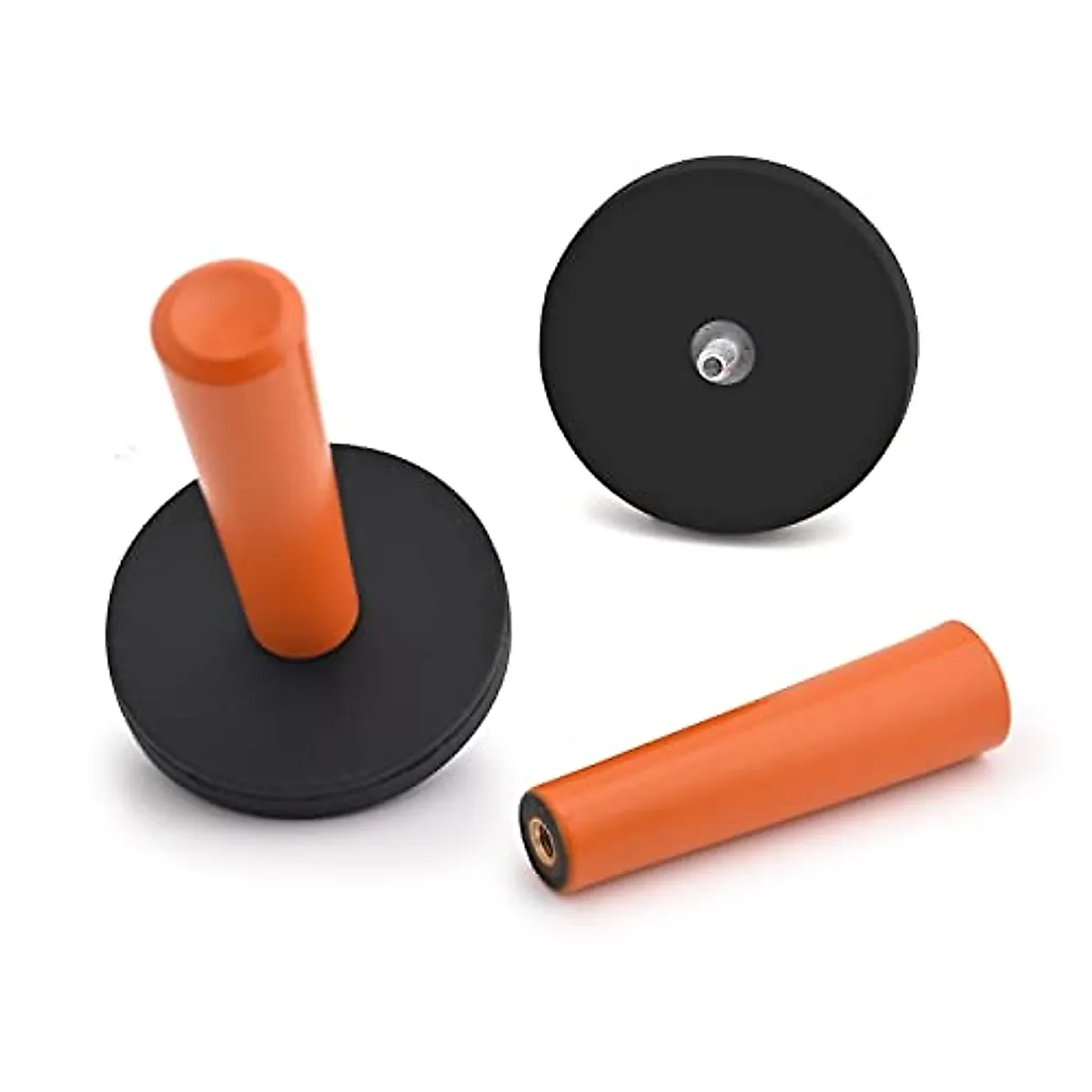 EHDIS Vinyl Wrap Magnets for Cars - Magnet Holder Window Tint Tool for Sign Vinyl, Car Wrapping & Crafts Sign Making - Orange, Pack of 8