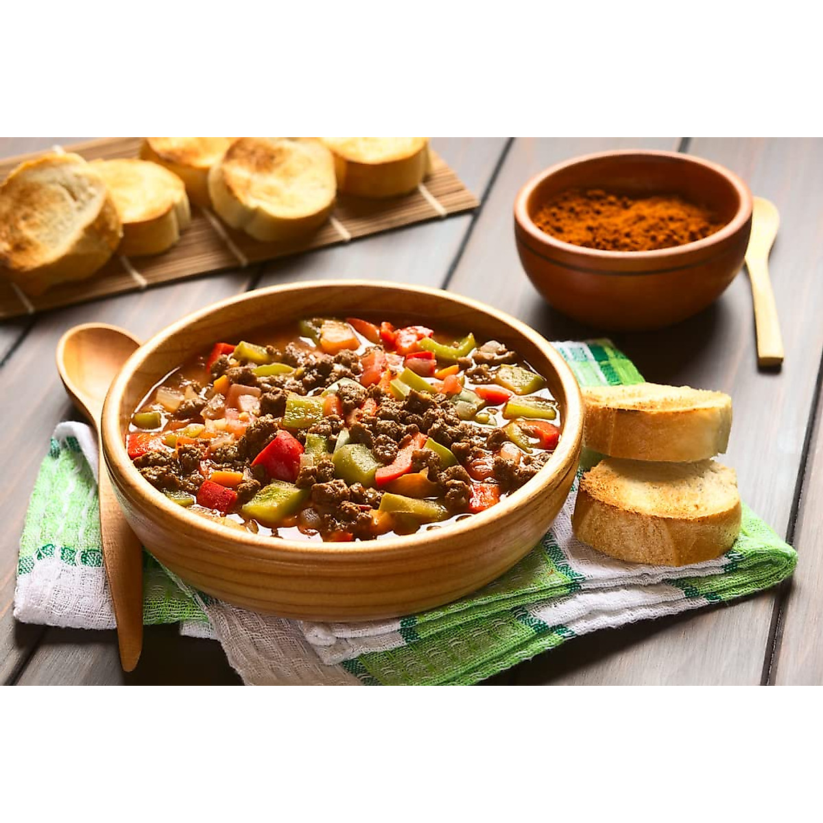 Textured Vegetable Protein (TVP), Unflavored, 1 lb. Bag, Natural Plant Based Vegan Protein Chunks, Non-GMO and Gluten Free Crumbles, Cholesterol Free by Amazing Chiles