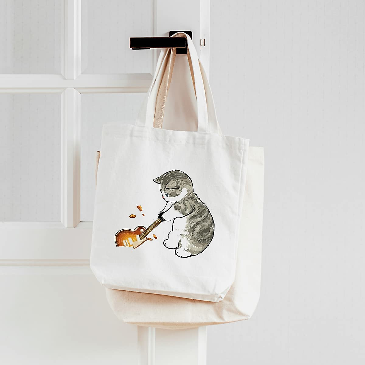 Cinar Tote Bag, Canvas Tote Bag For Women With Cat Print, Aesthetic Stuff, Bags For Bags For Women, Beach Bag, Canvas Tote Bag, Grocery Bags, School Tote Bag, Cute Gifts, Bridesmaid Gifts