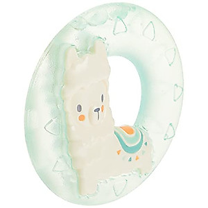 Itzy Ritzy Water-Filled Teether; Cute 'N Cool Llama Water Teether is Textured on Both Sides to Massage Sore Gums; Can Be Chilled in Refrigerator, Llama