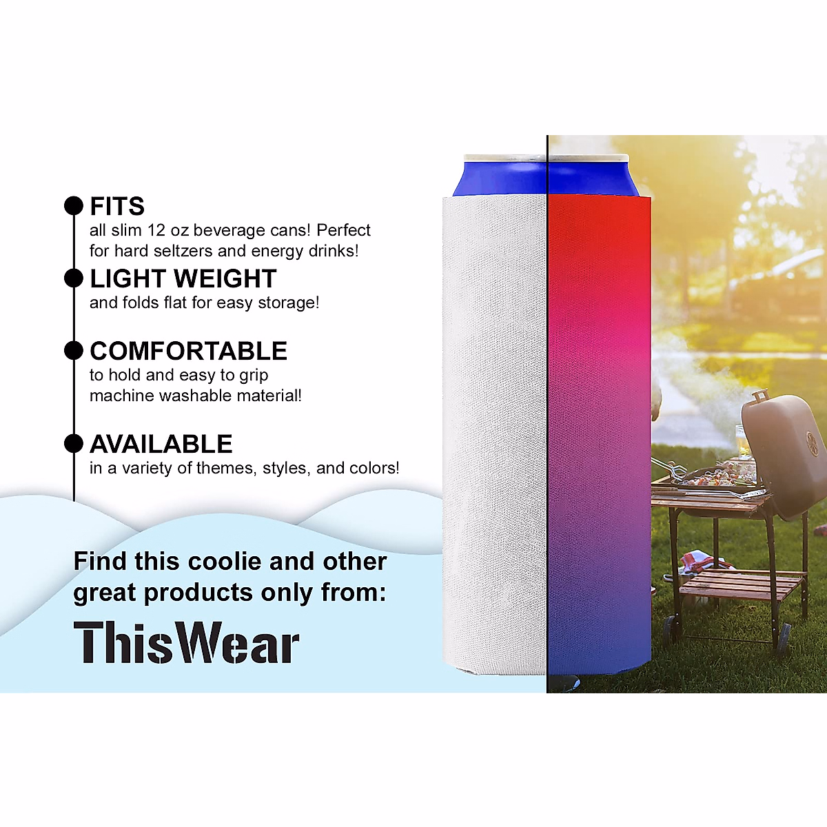 Captain First Mate Can Coolers Nautical Sailing Couples Gift 2 Pack Ultra Slim Can Coolie Energy Drink Coolers Black Magenta