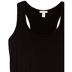 Amazon Essentials Women's Supersoft Terry Racerback Maxi Dress (Previously Daily Ritual), Black, Medium