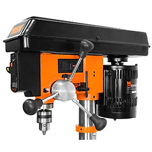 WEN 4212T 5-Amp 10-Inch Variable Speed Cast Iron Benchtop Drill Press with Laser