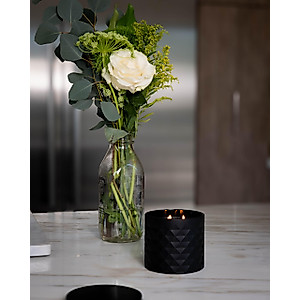 Gold Canyon Signature Medium Candle, Sunkissed Cedar Scented Candle, 14 oz., Three Wicks, 100% Natural Soy Wax Candle, Matte Black Glass Jar, Notes of Bergamot, Cedarwood, Spicy Woods, & Clean