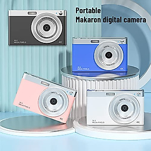 Digital Camera Photography, 1080p 50MP Vlogging Camera with 2.88 Inch LCD Screen, 16X Zoom Compact Portable Mini Rechargeable Camera, Point and Shoot Digital Cameras