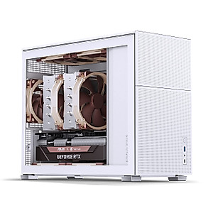 JONSBO D31 MESH White Micro ATX Computer Case, M-ATX/ITX Mainboard/Support RTX 4090(335-400mm) GPU 360/280AIO,Power ATX/SFX: 100mm-220mm Multiple Tool-Free Design,White