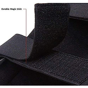 Bargain Crusader Military Tactical Knee Pad Elbow Pad Set Airsoft Knee Elbow Protective Pads Combat Paintball Skate Outdoor Sports Safety Guard Gear (Black)