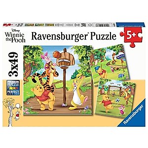 Ravensburger Sports Day 3 x 49 Piece Jigsaw Puzzle Set for Kids - 05187 - Every Piece is Unique, Pieces Fit Together Perfectly