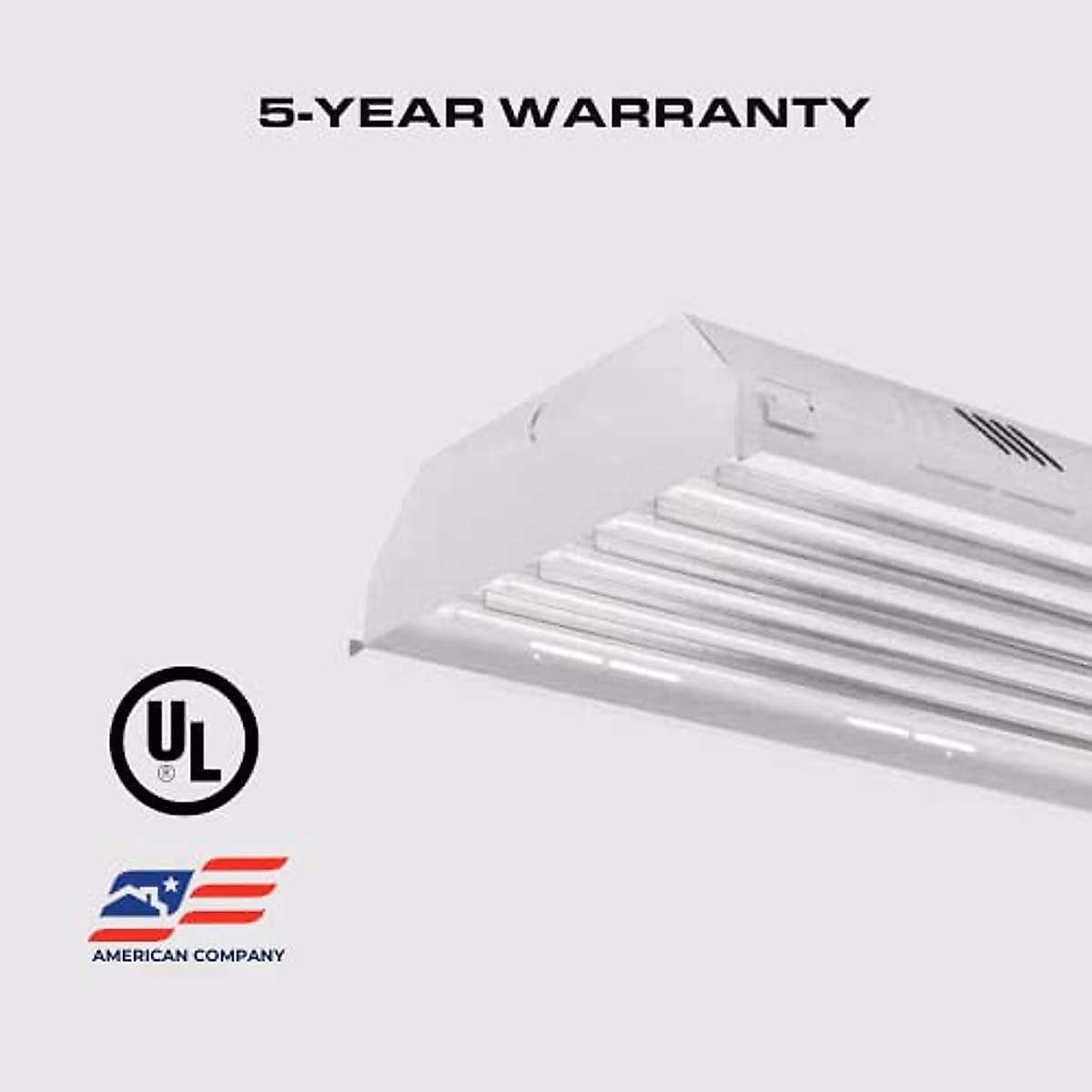 Sun & Stars Lighting HB-6/T5ADV HO Bay Fluorescent Lighting Fixture High Output T5HO, 120-277V (6 Lamp-T5)