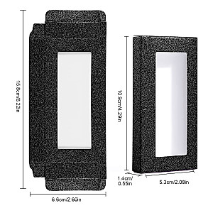 40 Pieces Lash Packaging Wholesale Empty Eyelashes Packaging Box and False Lash Trays, 20 Pieces Empty Eyelash Boxes Lash Box Packaging Empty with 20 Pieces Empty Eyelash Tray (Black)